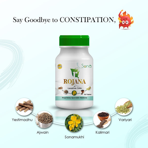 Rojana stomach cleanser 60 Tablet Pack of 1 – SonaHealthCare